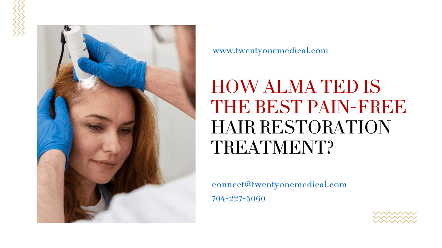 Alma TED Hair Restoration Treatment | Needle-Free Hair Growth